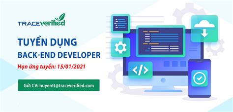 tuyển dụng back end developer traceverified
