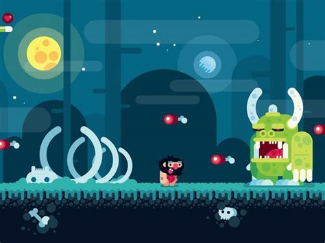 Flat Design Game Design Tutorial 2d Platformer Game Flat Design Illustration Illustration