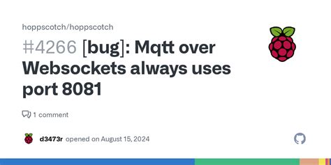 Bug Mqtt Over Websockets Always Uses Port Issue Hoppscotch Hoppscotch Github