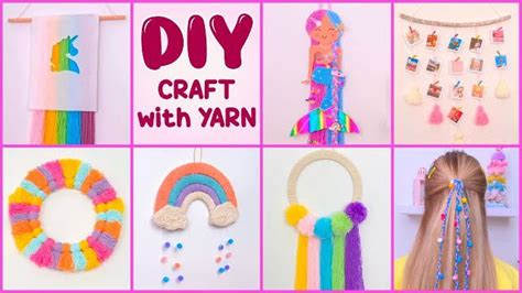 کاردستی دخترانه ساخت کاردستی آسان با نخ