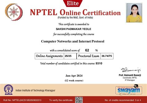 Sakshi Yeole On Linkedin Nptl Swayam