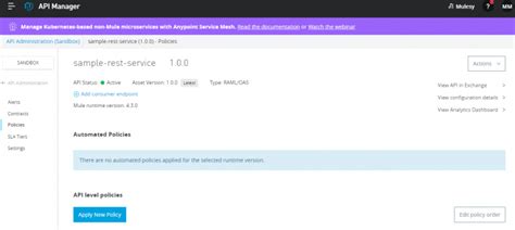 Rate Limiting Mulesoft Api Manager Policy Ootb