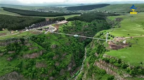 Bmg On Linkedin წალკაში დაშბაშის კანიონზე 240 მეტრის სიგრძის შუშის ხიდი გაიხსნა დრონის…