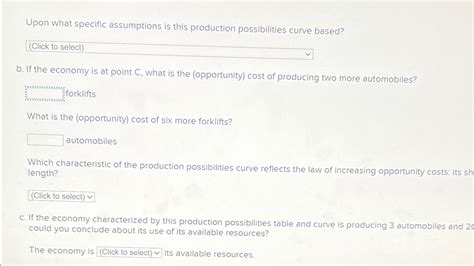 Solved Upon What Specific Assumptions Is This Production