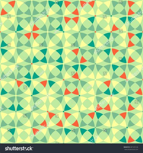 Colorful Circle Seamless Pattern Abstract Art Stock Vector Shutterstock
