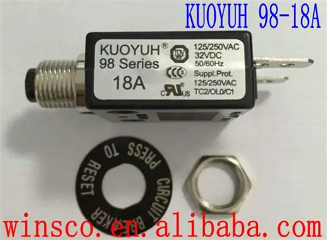 98 18A 100% KUOYUH CIRCUIT BREAKER 98 SERIES 18A-in Circuit Breakers ...