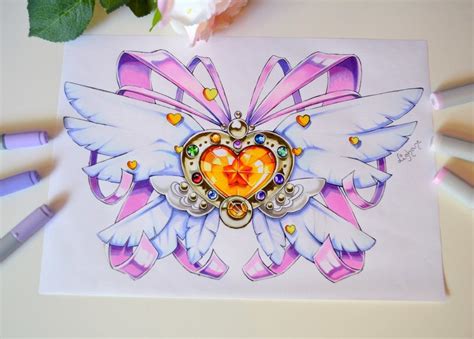 Eternal Sailor Moon Brooch By Lighane Sailor Moon Tattoo Moon Tattoo
