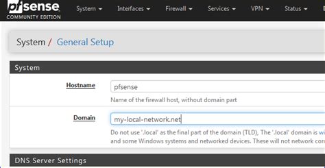 Manual DNS Entry For A Local Host Netgate Forum