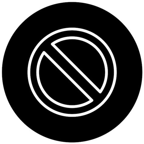Vector Design No Entry Icon Style Premium Vector