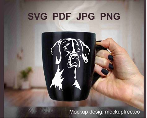English Pointer Svg Clip Art Smiling Wild Svg Clip Art