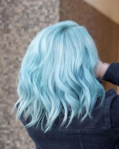 35 رنگ مو آبی یخی دخترانه ترند فانتزی دنیای فشن