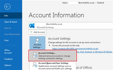 How Do I Configure Outlook For Office 365 To Connect To My Imap Email