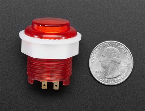 NEW PRODUCTS Mini LED Arcade Button 24mm Multiple Colors Adafruit Industries Makers