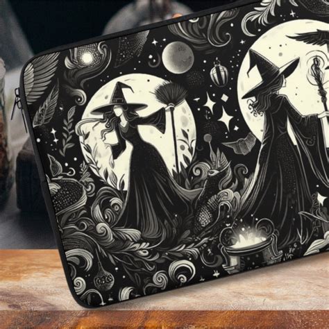 Witches Laptop Sleeve Dark Academia Laptop Case Ipad Tablet Cover