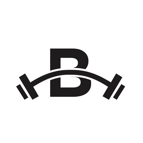 Letter B Fitness Gym Logo Design Fitness Club Exercising Logo 17494084