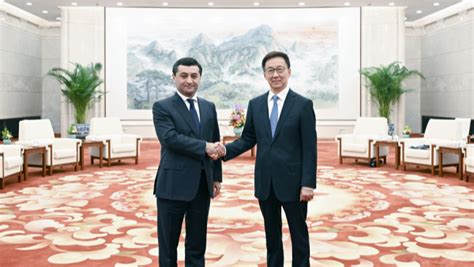 Заместитель председателя КНР Хань Чжэн Китай готов совместно с Узбекистаном ускорить