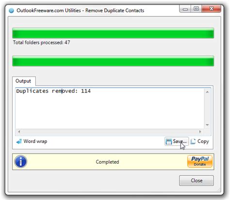 Automatically Remove Duplicate Contacts From Outlook 2010 Folders Add In