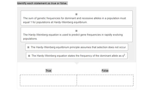 Solved Identify Each Statement As True Or False The Sum Of Chegg Com