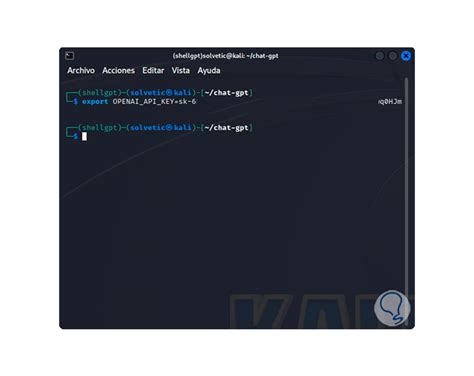 Cómo usar ChatGPT con ShellGPT en Terminal Linux Solvetic