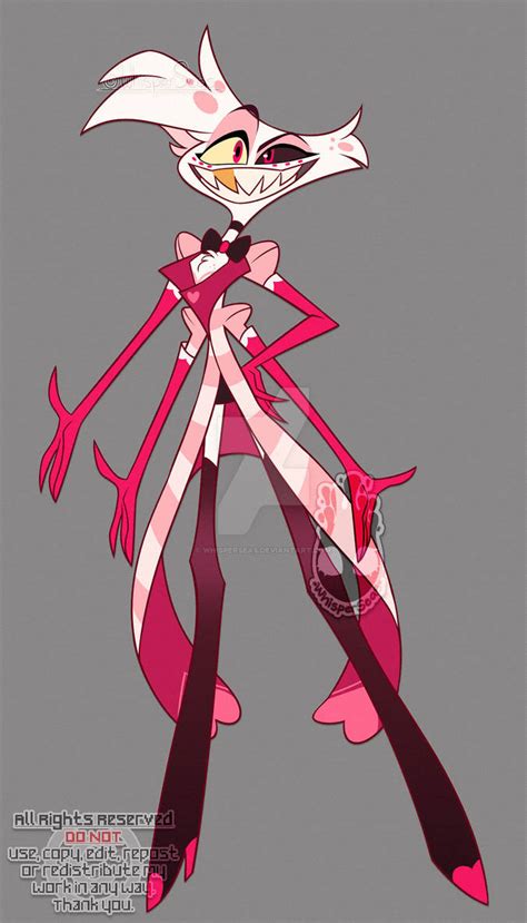 Hh Angel Dust Redesign By Whisperseas On Deviantart
