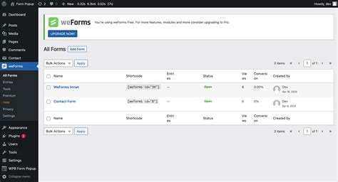 Setup The Form Popup Wpbean Documentation