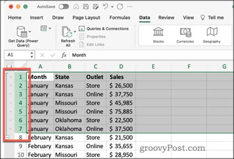 How To Nest Or Group Rows In Excel