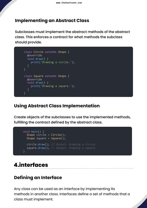 Dart Oop Cheat Sheet For Flutter Developers Pdf The Tech Vate