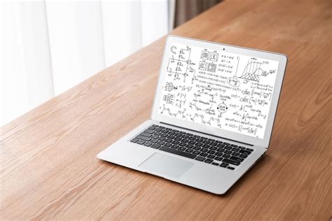 Premium Photo Mathematic Equations And Modish Formula On Computer Screen