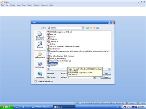 37 using eviews to import excel panel data download scientific diagram