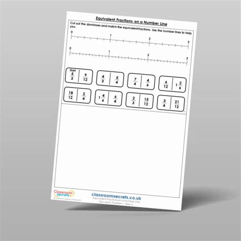 Year 4 Equivalent Fractions On A Number Line Discussion Problem Resource Classroom Secrets