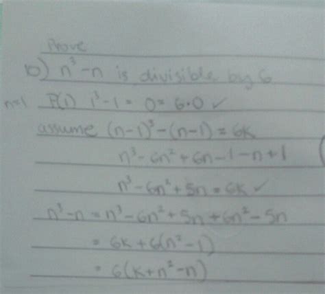 Solved Discrete Math Prove N N Is Divisible By I Did Chegg