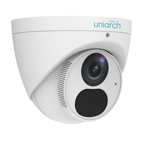 Uniarch By Uniview 4 X 6mp Starlight Fixed Black Turret Network Camera 4ch Kit Security