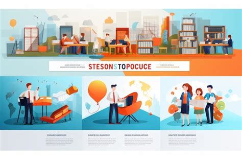 Premium Photo Bridging The Gap Enhancing Education Through Interactive Banner Presentations In