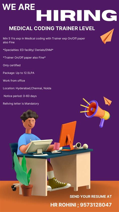 Kammari Rohini On Linkedin We Are Hiring Medical Coding Trainer Level Up To 125 Lpa