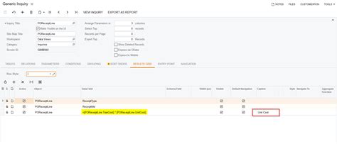 Business Event Import Scenario Finding The Gi Result Grid If Its A