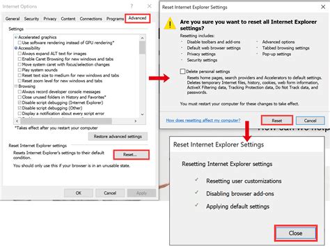 Resetting Internet Explorer Huawei Support Global