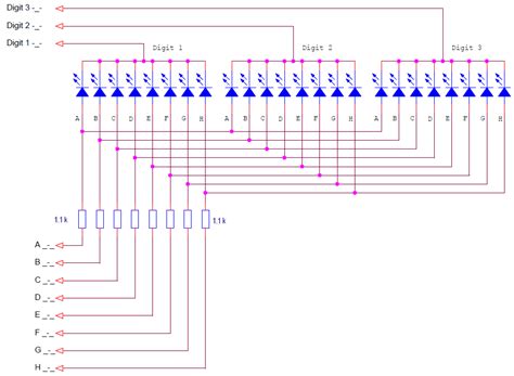 Arduino Lessons Seven Segment LED Displays Control Modes Connection To The Microcontroller