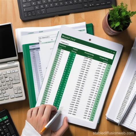 Excel Spreadsheet With Complex Formulas Stable Diffusion Online