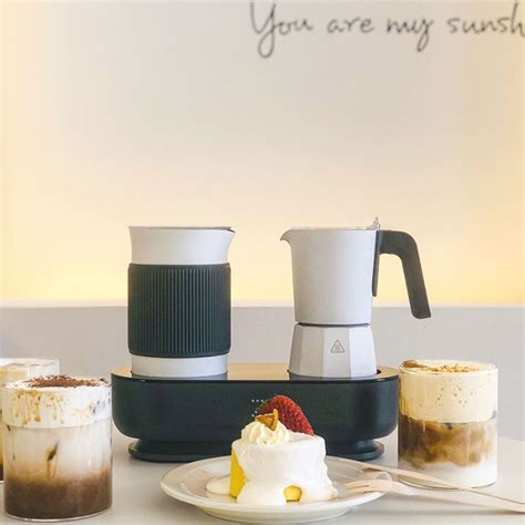 샤오미 커피메이커 모카포트and우유거품기 티몬