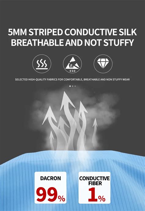 Esd Safety Cleanroom Used Anti Static Suit Apparel Esd Safe Anti Static