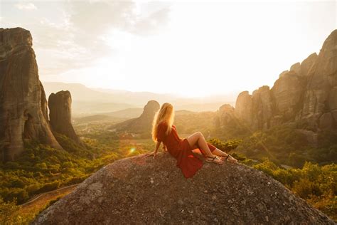 Free Images Landscape Nature Rock Wilderness Walking Woman