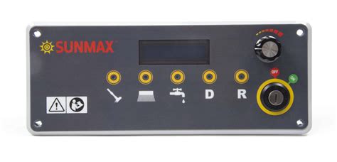 Control Panel Of Sunmax Rt50d And Rt50d Self Propelled Floor Scrubber Sanitmax