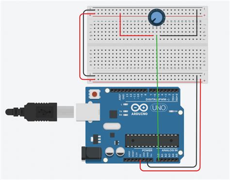 How To Use Potentiometer With Arduino Circuit Rant