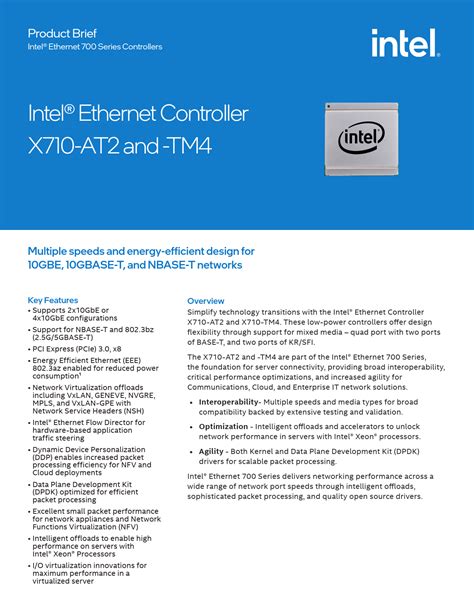 Intel Ethernet Controller X710 At2