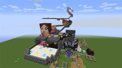 Lucky Block Race Map For Pat And Jen Minecraft Map