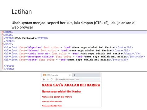 Pemrograman Web Pertemuan 3 Ppt