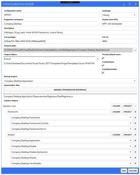C Multi Project Template Visual Studio 2017 Stack Overflow