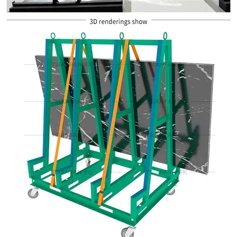 A Frame Racks Big Transport Glass Trolley Slab Granite Display Marble Rock Panel Ceramic Tile