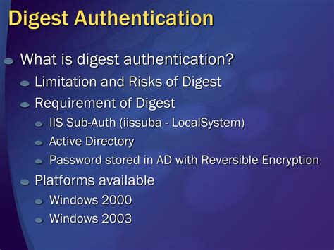 Ppt The Ins And Outs Of Authentication In Iis Powerpoint Presentation Id2915862