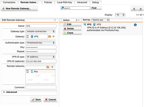 Site To Site VPN IPSec Management Networking Logging And Reporting UTM Firewall Sophos